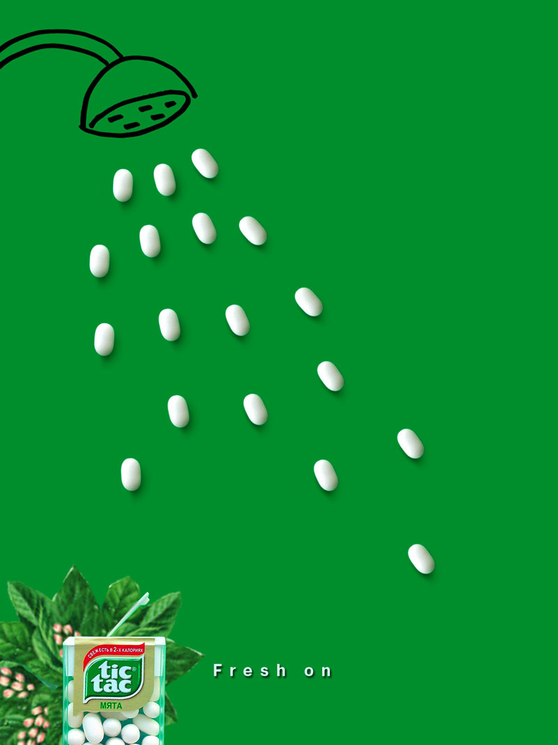 Tic Tac Print Advertising Campaign - Svyatchenko