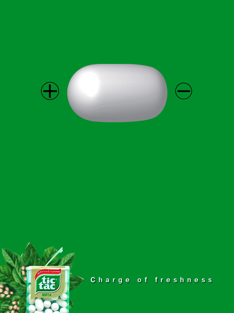 Tic Tac Print Advertising Campaign - Svyatchenko
