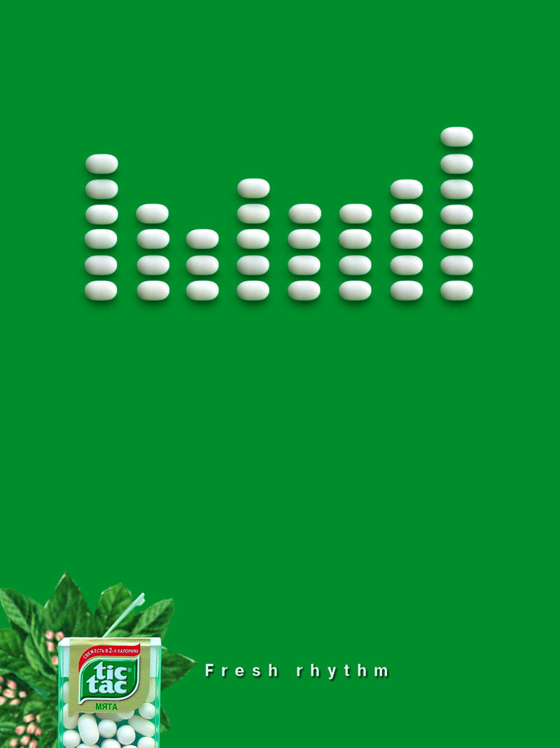 Tic Tac Print Advertising Campaign - Svyatchenko