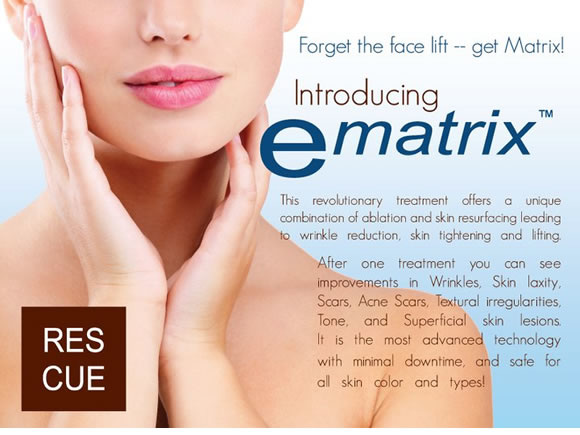 eMatrix~Fractional Skin Resurfacing for acne scar, skin laxily, texture ...