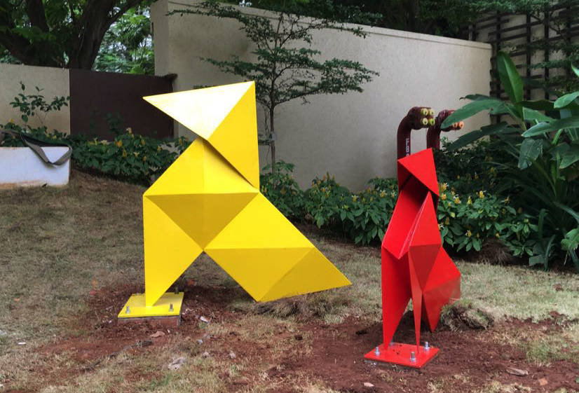 Origami art installation - Arthat Studio