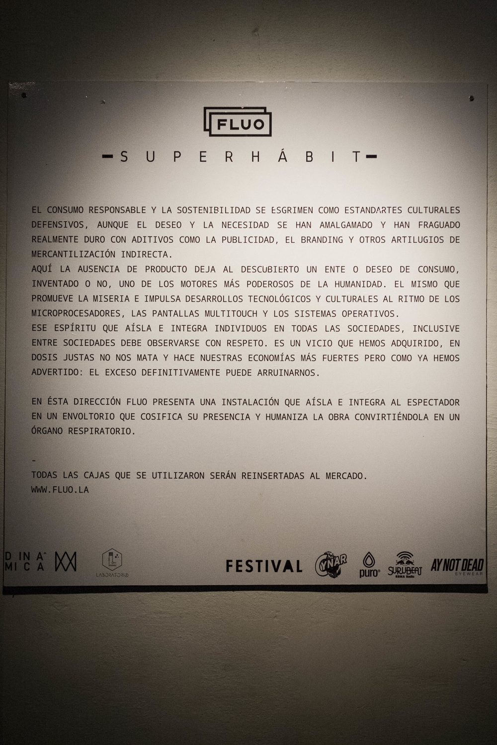 SuperHábit - Dinámica Galería
