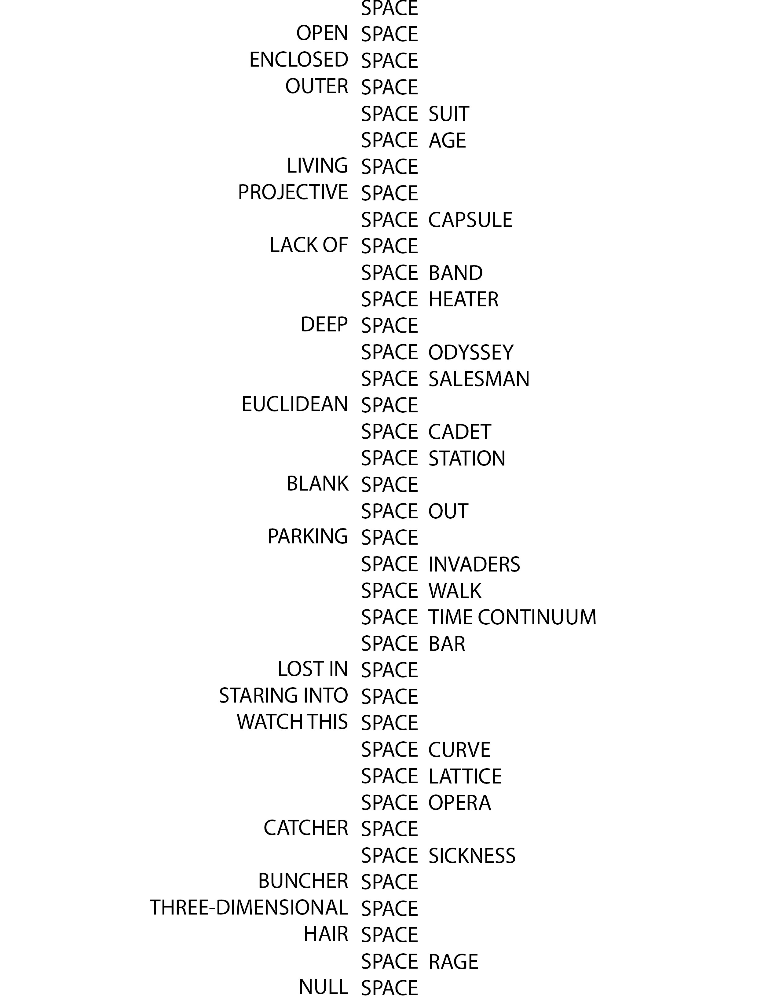 Species of Space - Portfolio