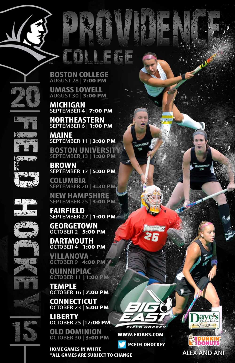 Providence College 2015 Fall Sports Posters - laura.nagel