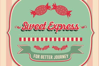 Re- brand "Sweet Express" - Geena Portfolio