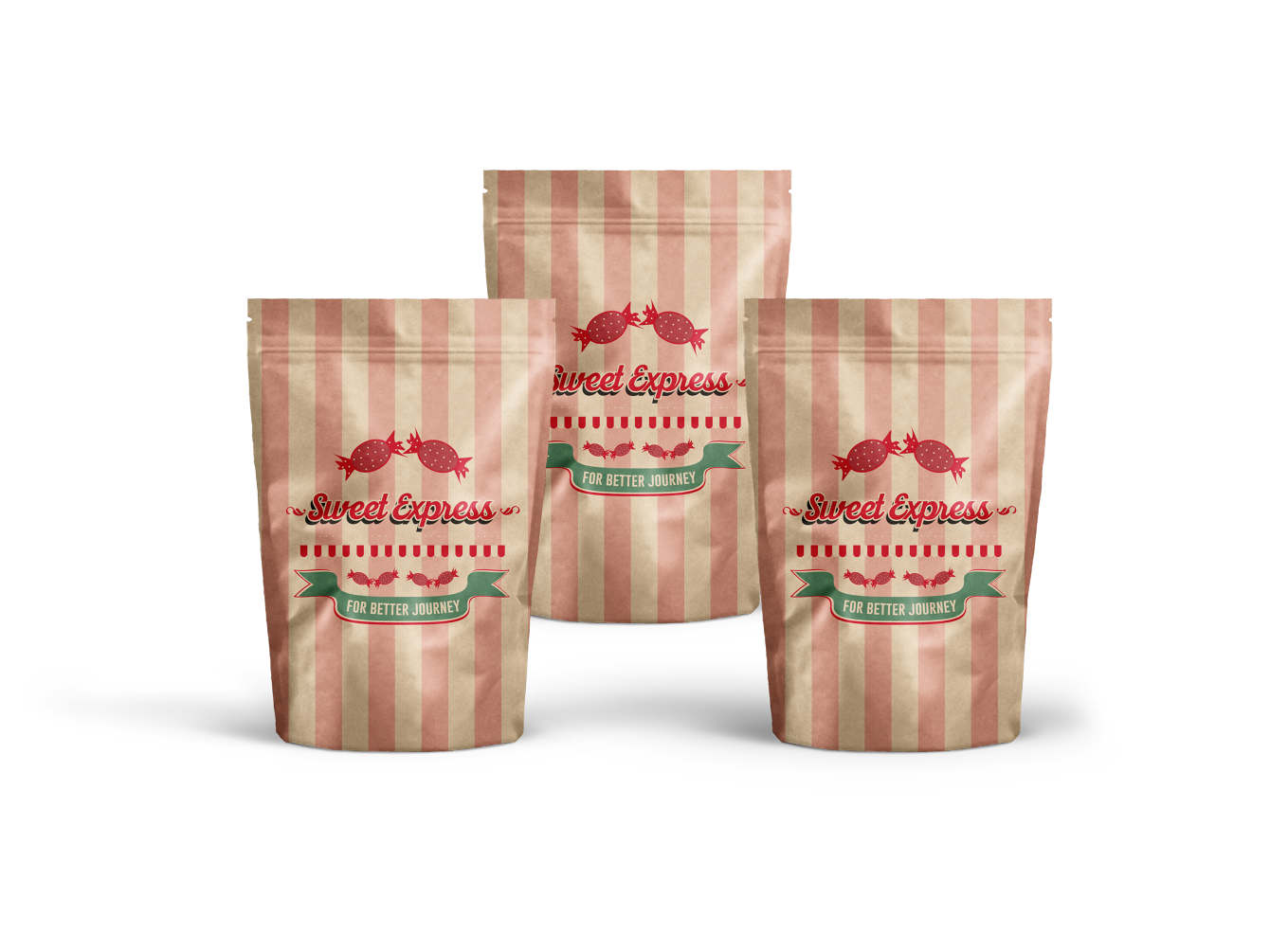 Re- brand "Sweet Express" - Geena Portfolio