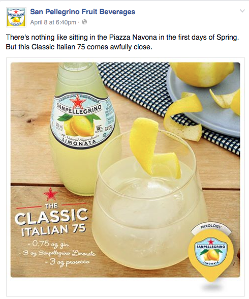 san pellegrino fruit beverages - alannah perry