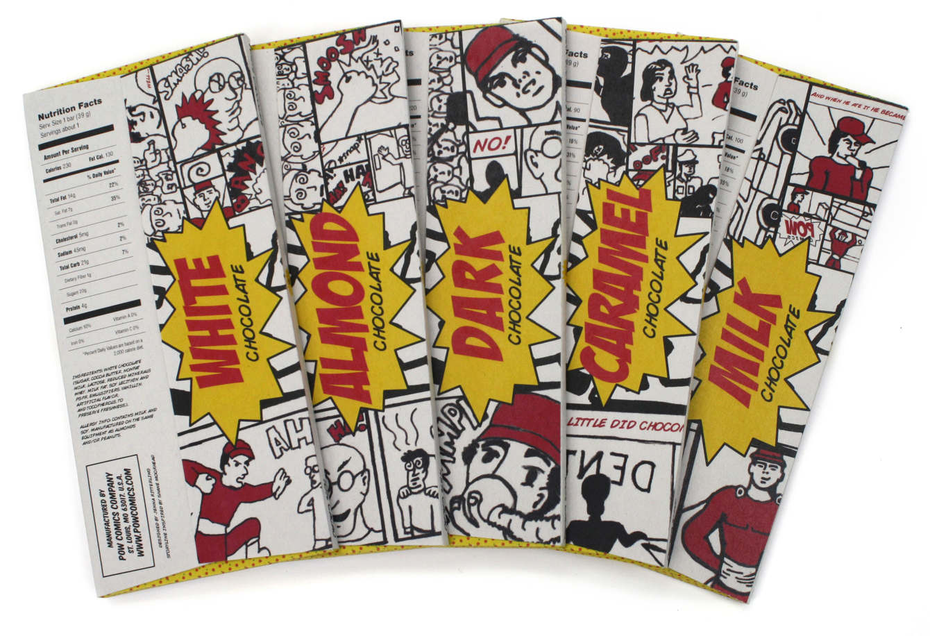 Chocoman Chocolate Comics - Jenna Marquardt Design