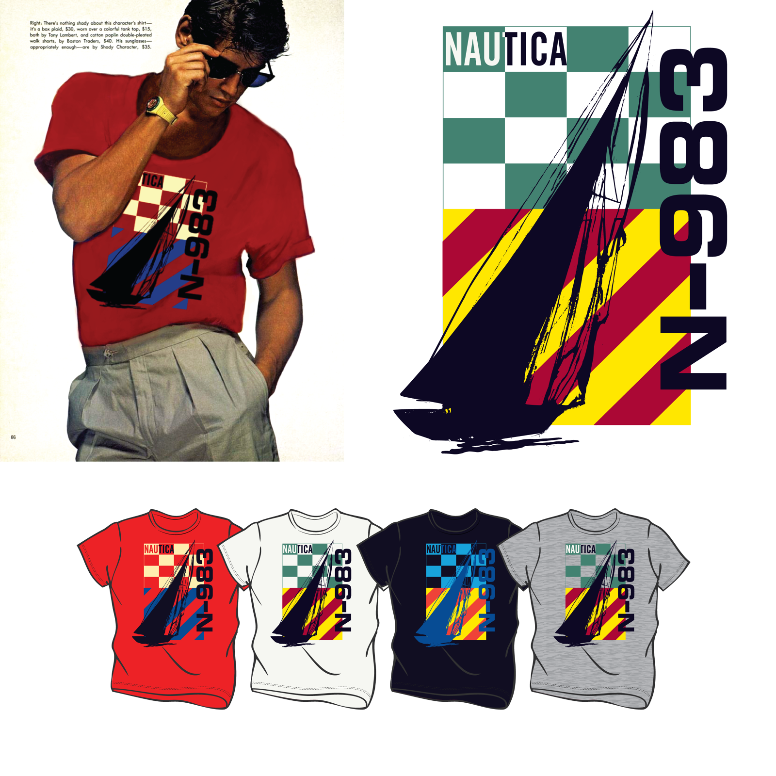 NAUTICA REISSUE COLLECTION - Hannah Gavios | Graphic Designer