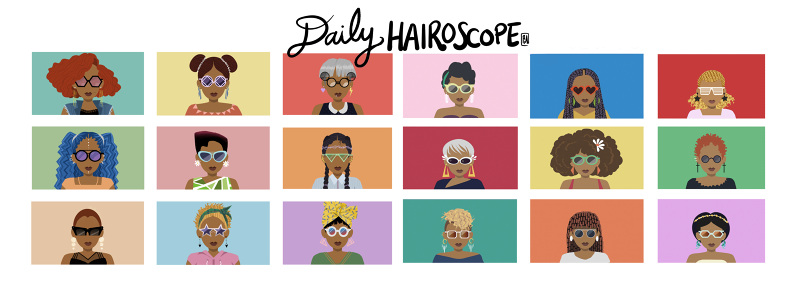 Daily Hairoscope Series - AMW Illustration & Design
