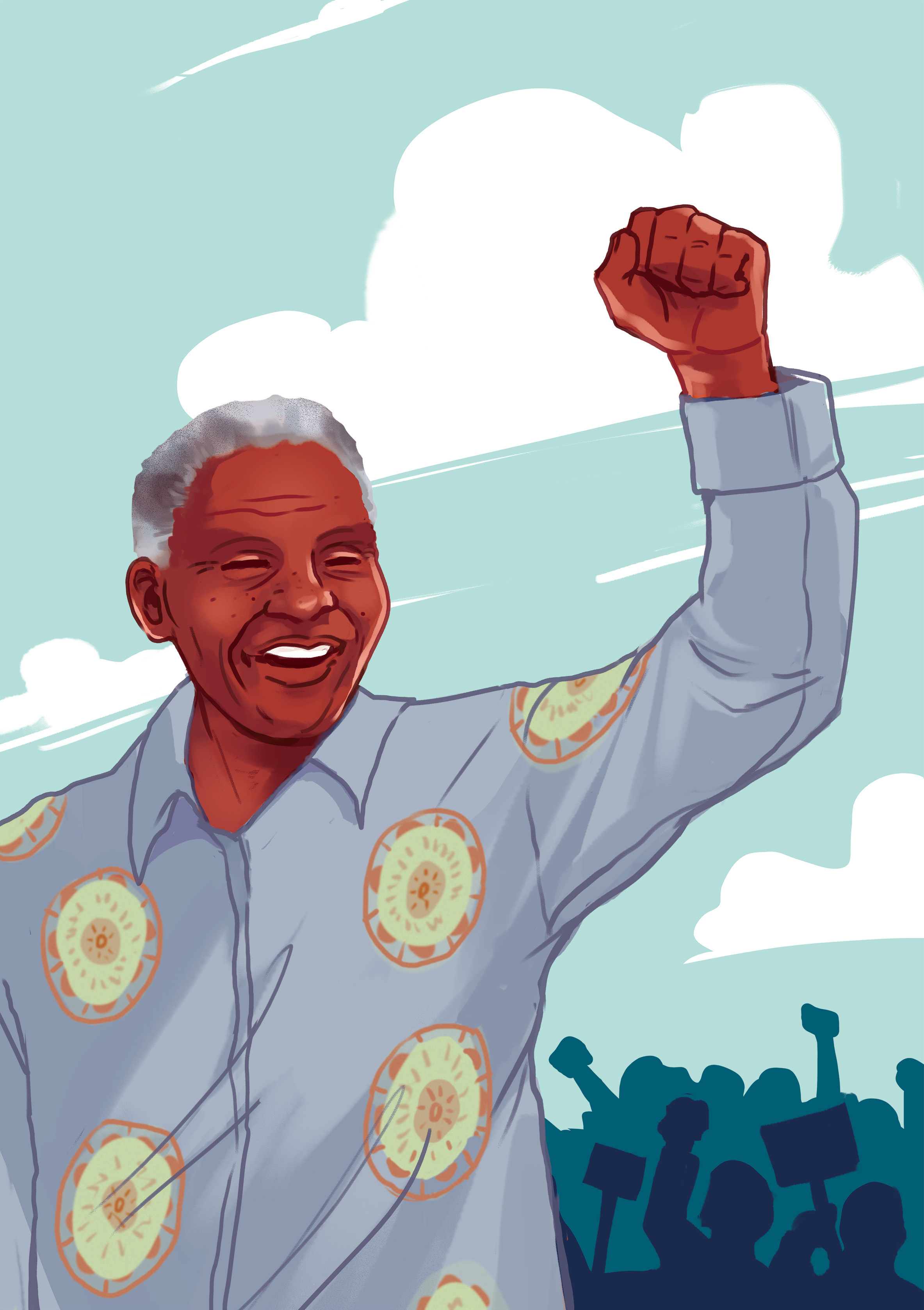 The Story of Nelson Mandela - AMW Illustration & Design