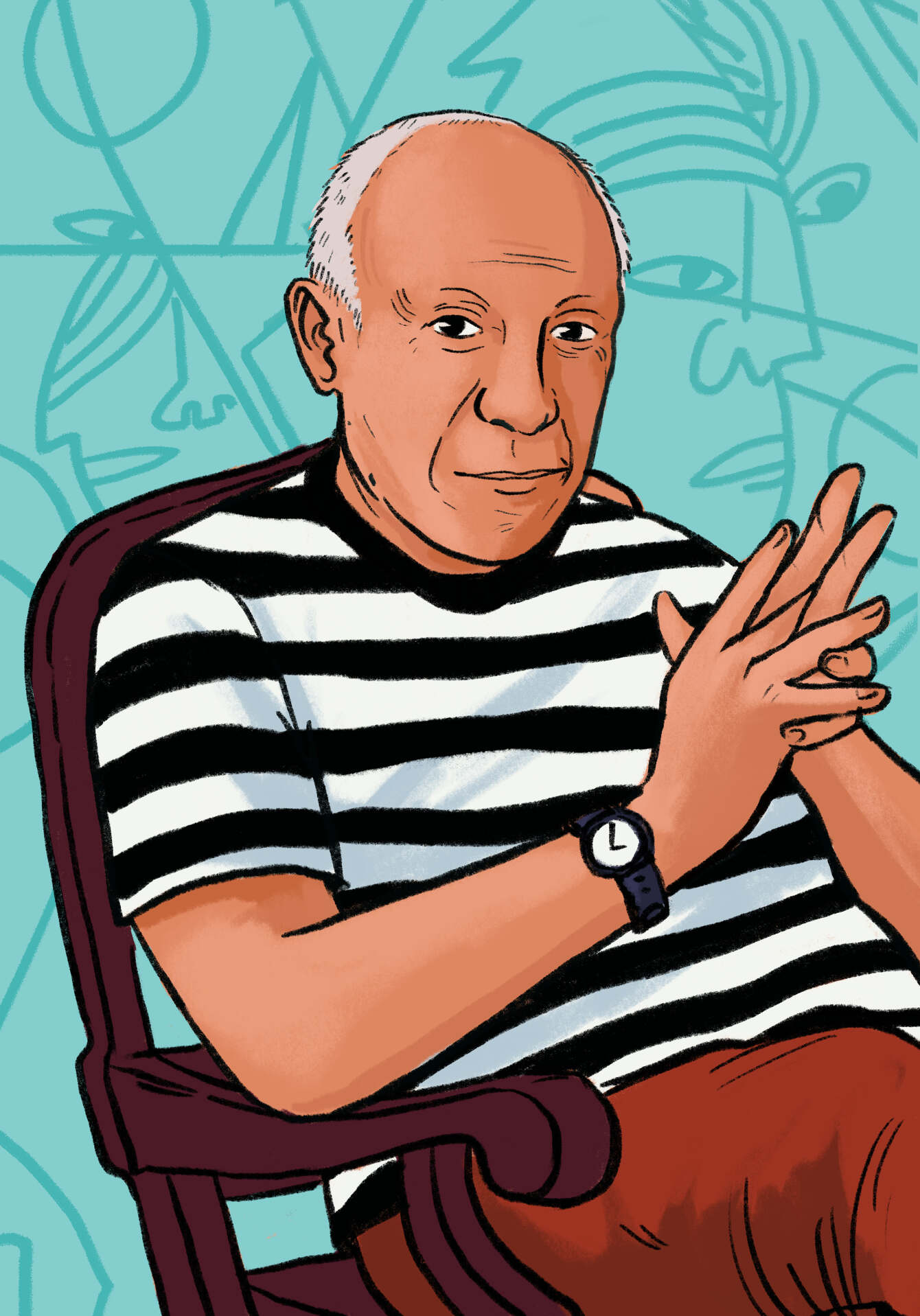 The Story of Pablo Picasso - AMW Illustration & Design