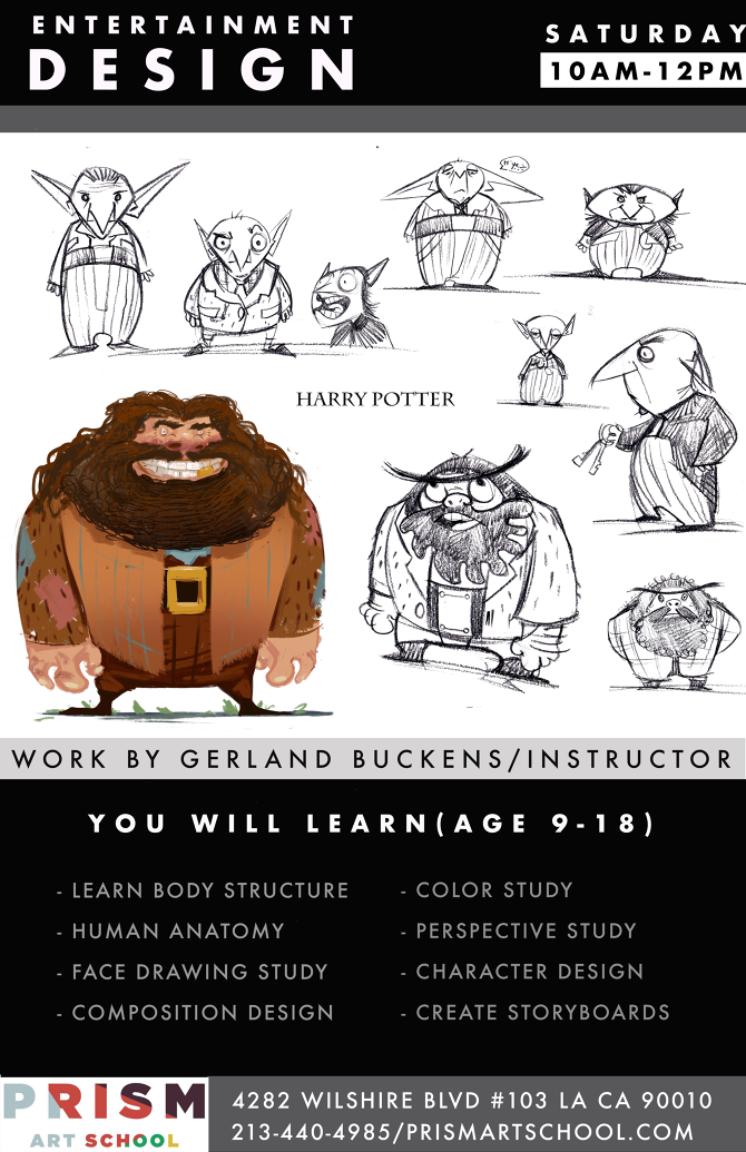 Animation/Entertainment Class - prism art school