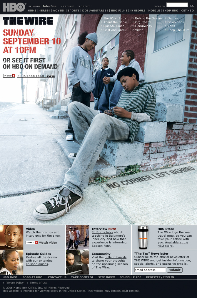 The Wire - HBO - Barbara Buenz