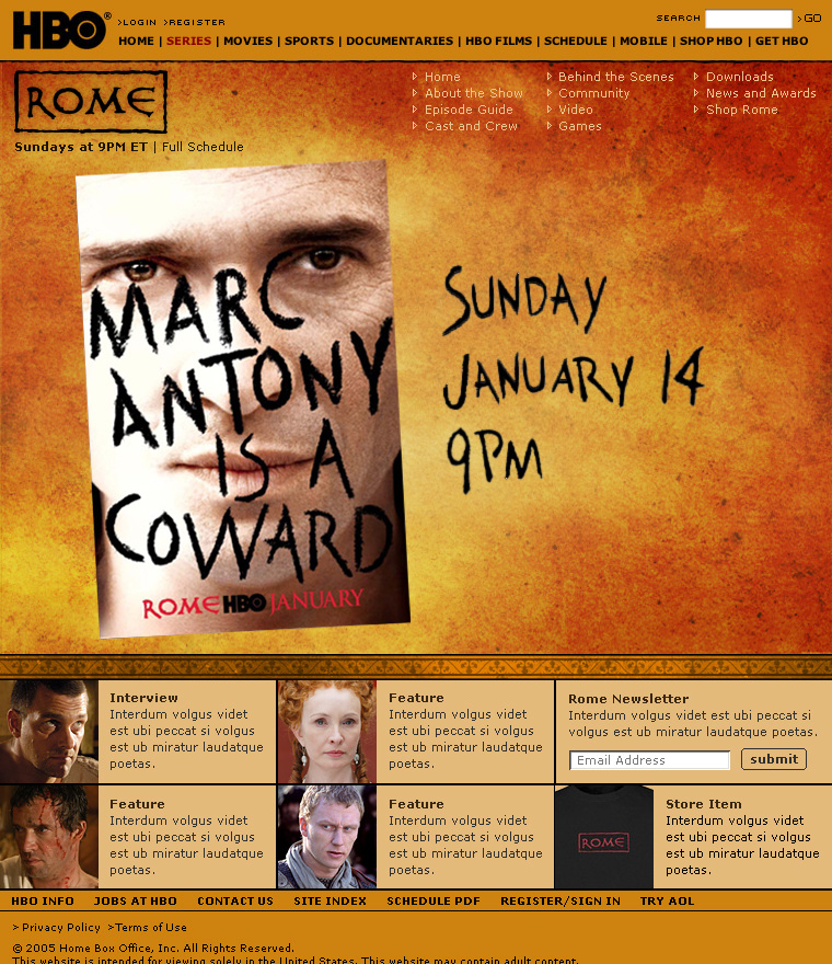 ROME - HBO - Barbara Buenz