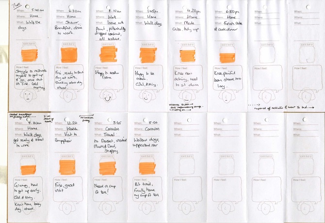 Energy Diaries - Human Centered Research Tools