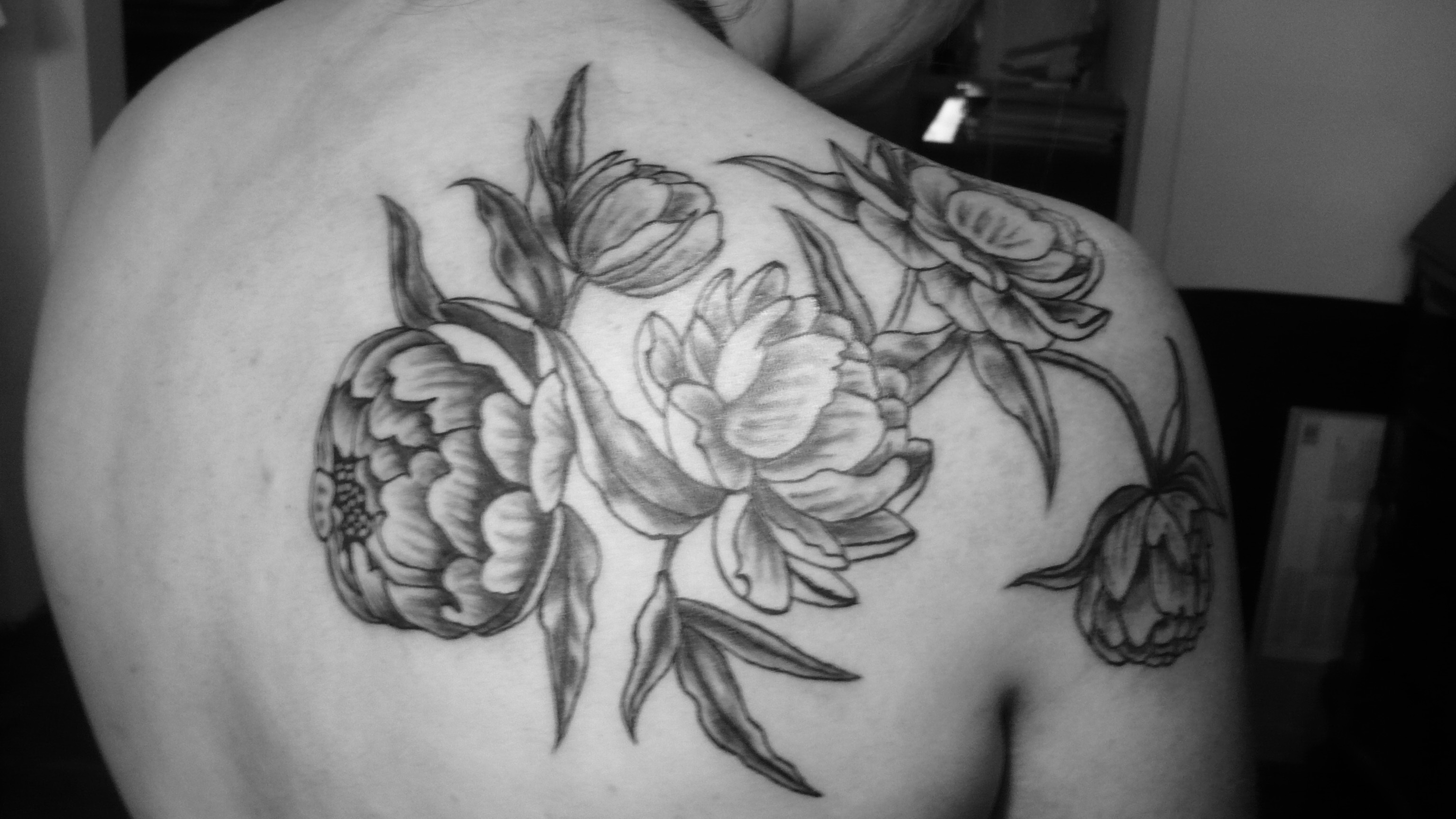 Peonies - Rococo Tattoo