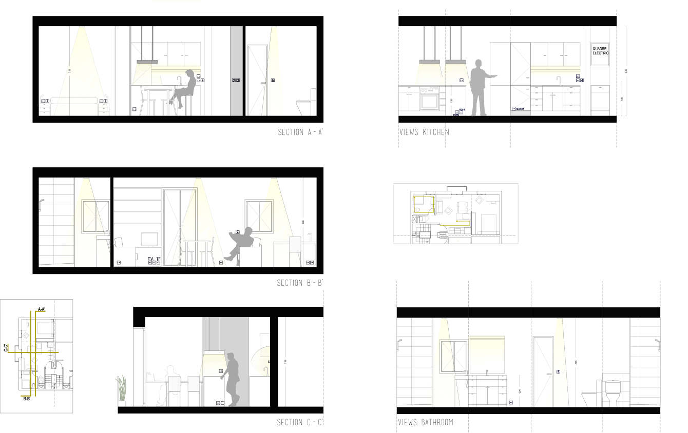 Renovation 30m2 apartment, Spain - Agnes Palacios