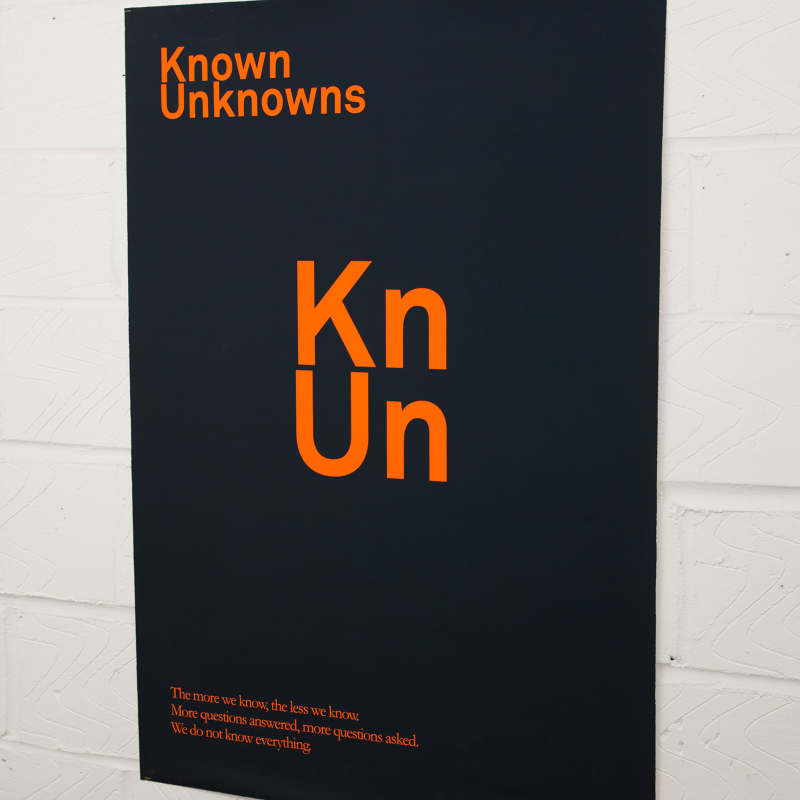 Known Unknows Exhibition - Matt Williams