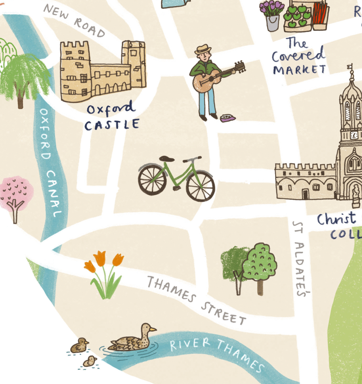 Oxford map - Jenny Seddon