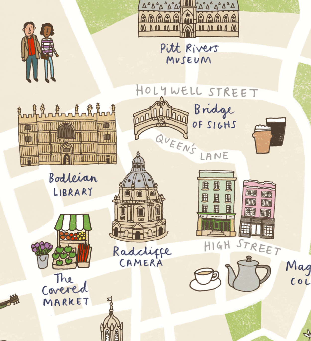 Oxford map - Jenny Seddon