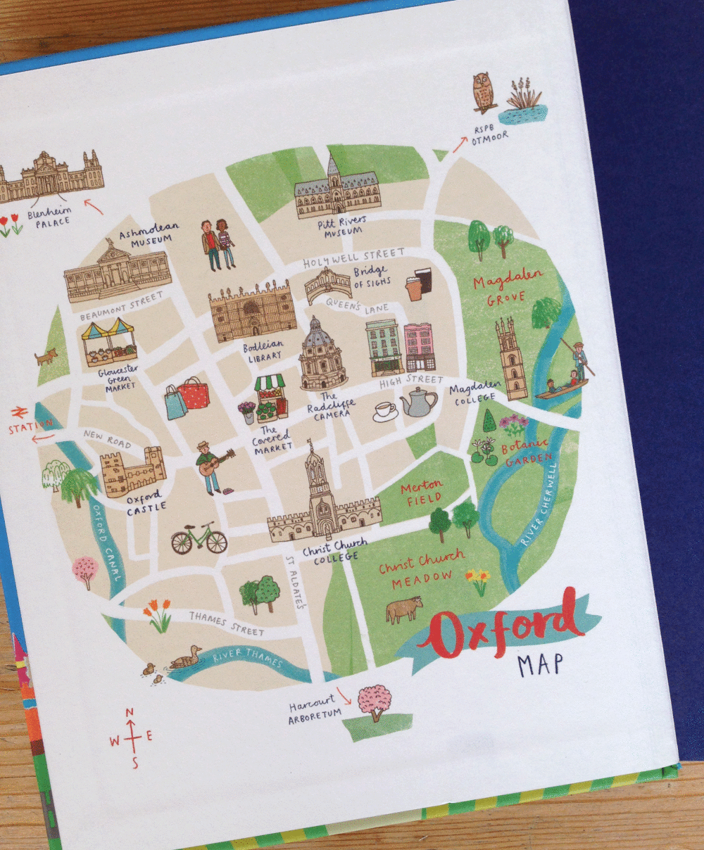 Oxford map - Jenny Seddon
