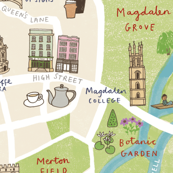 Cambridge map - Jenny Seddon