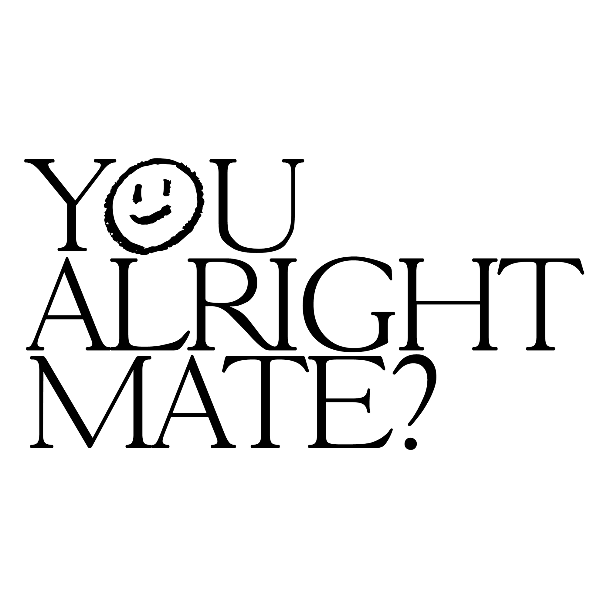 YOU ALRIGHT MATE? POSTERS - Emma Balebela