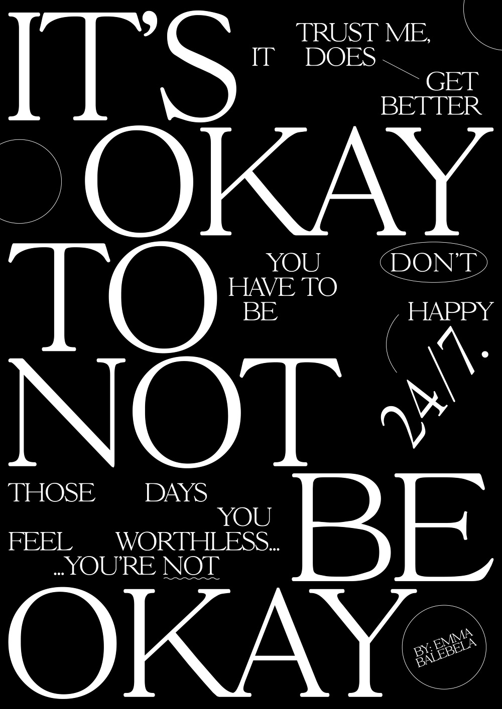 YOU ALRIGHT MATE? POSTERS - Emma Balebela