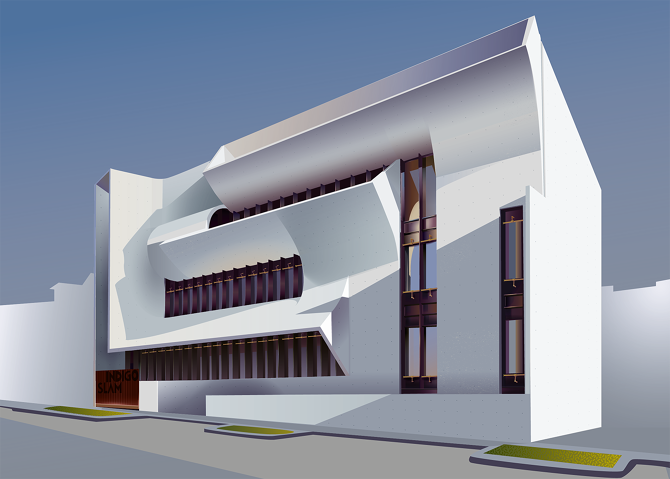 Architectural illustration - Aimy Nguyen