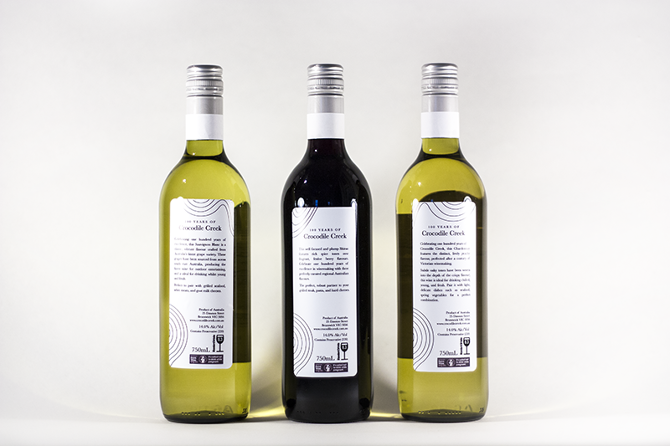 Crocodile Creek Wine Label Design - Aimy Nguyen