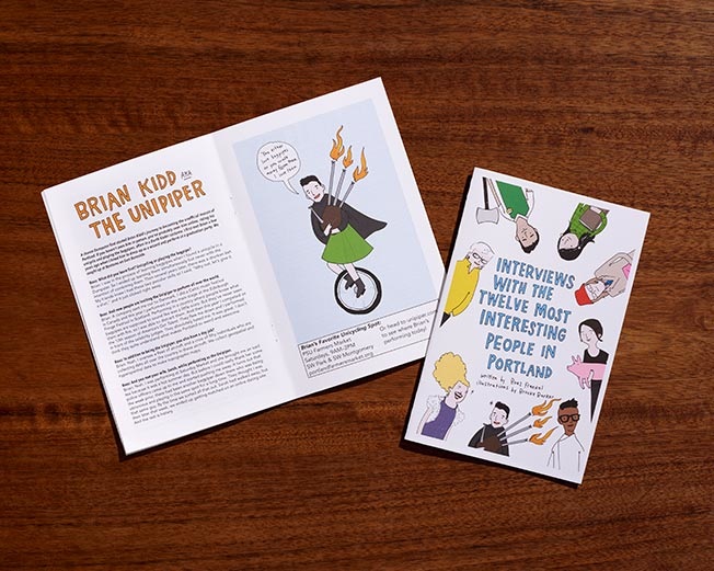 Travel Portland - zine project - brooke barker