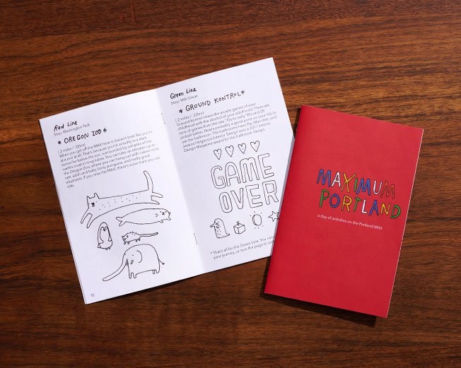 Travel Portland - zine project - brooke barker