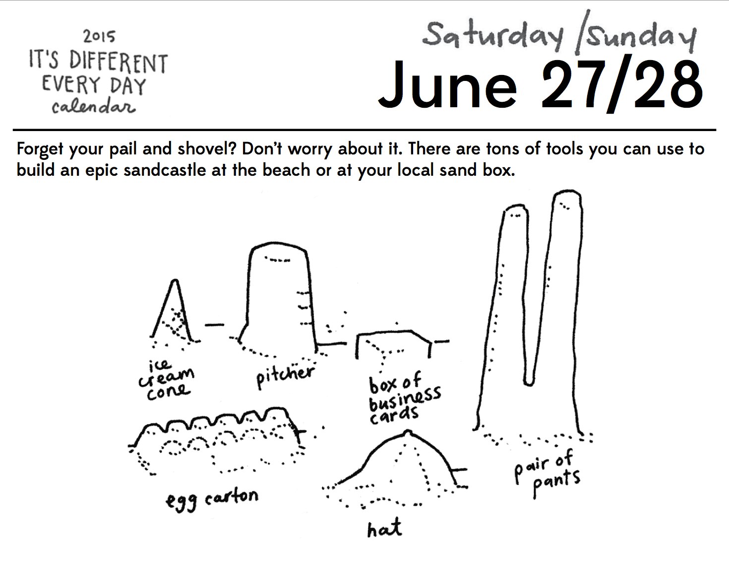 It's Different Every Day Calendar - brooke barker