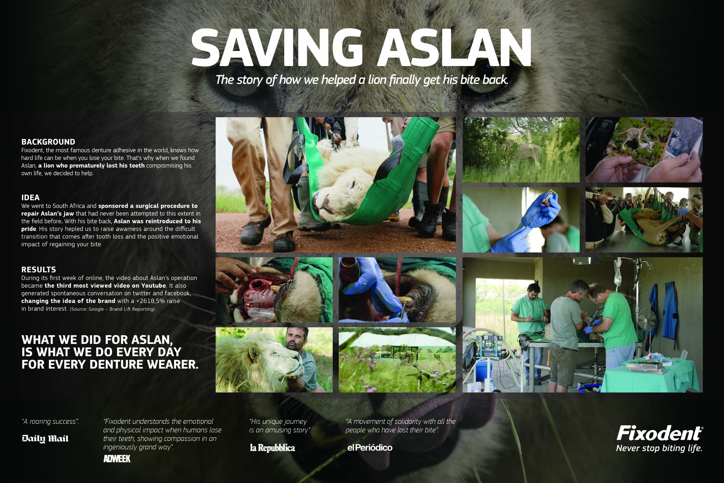 FIXODENT | SAVING ASLAN - alice scornajenghi | copywriter