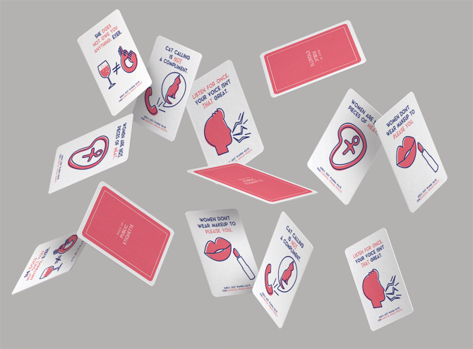 Public Etiquette Cards - Aimee M | Portfolio