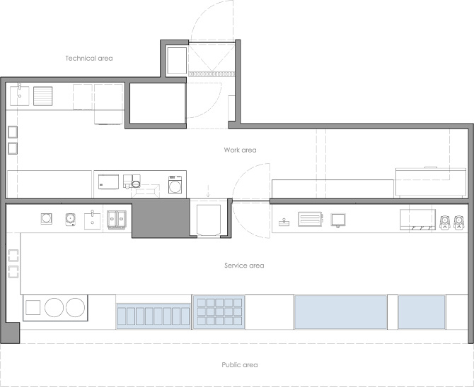 New coffee Shop - Rita Cruz, architect