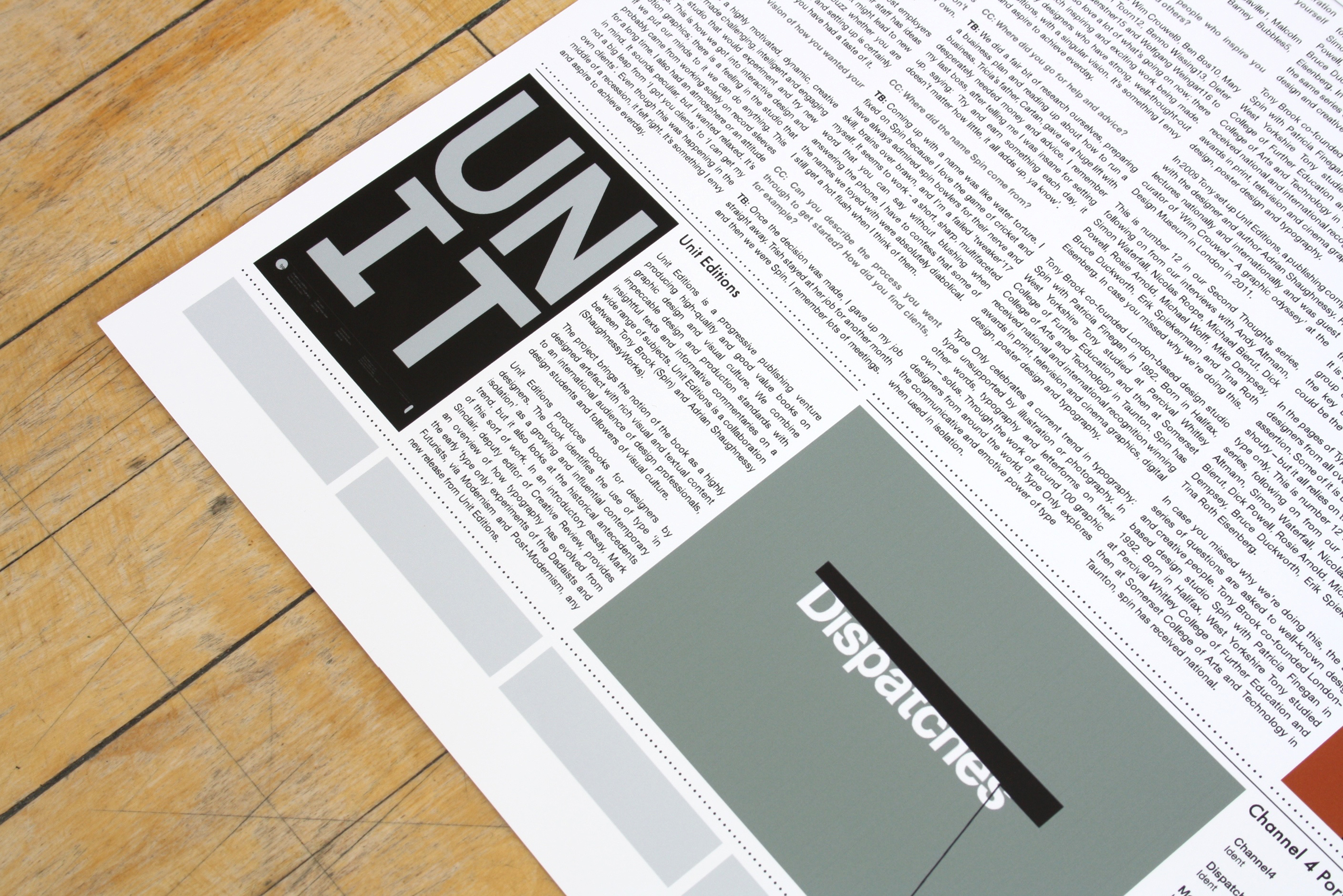 Counter Culture Broadsheet - RW // Graphic Design
