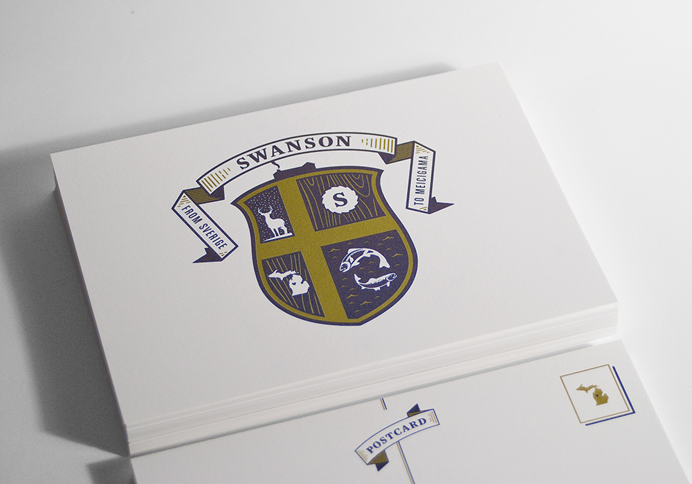 Swanson Family Crest - Swanson Design