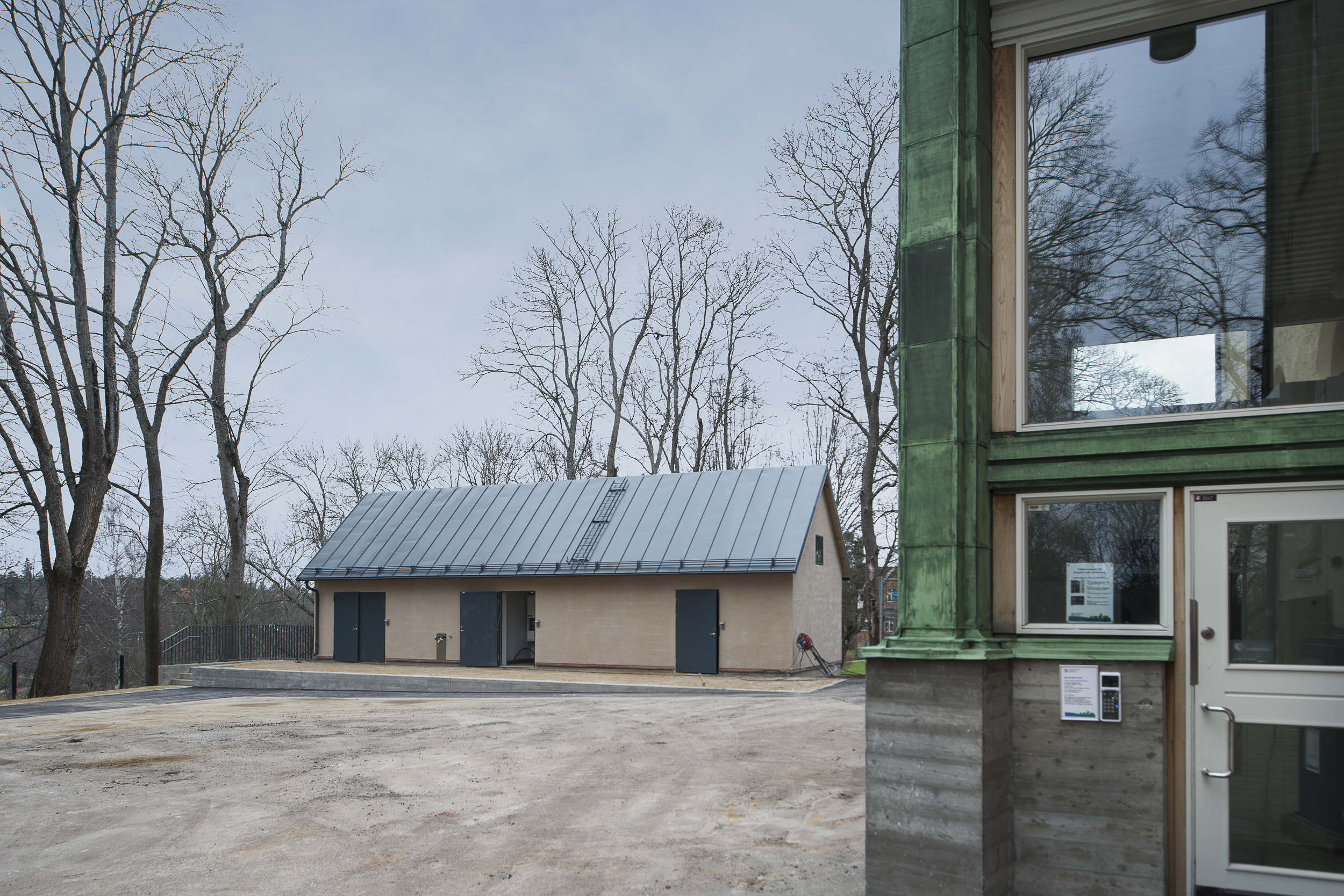 Djursholms Slott, ny byggnad för reservkraft och sophantering, 2014 - LLP