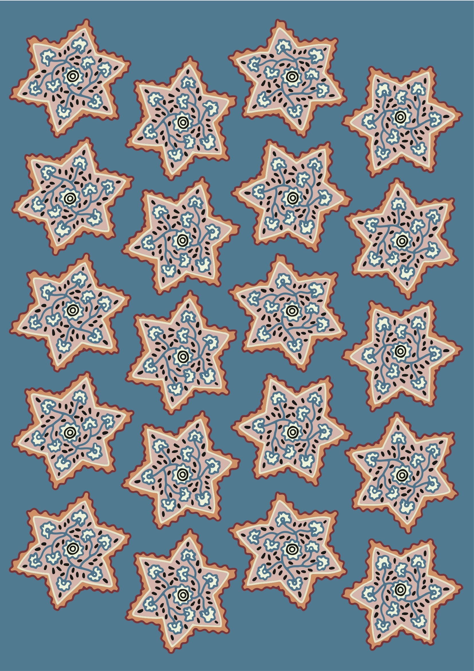 Bintang Enam Sudut - Indonesia in Patterns