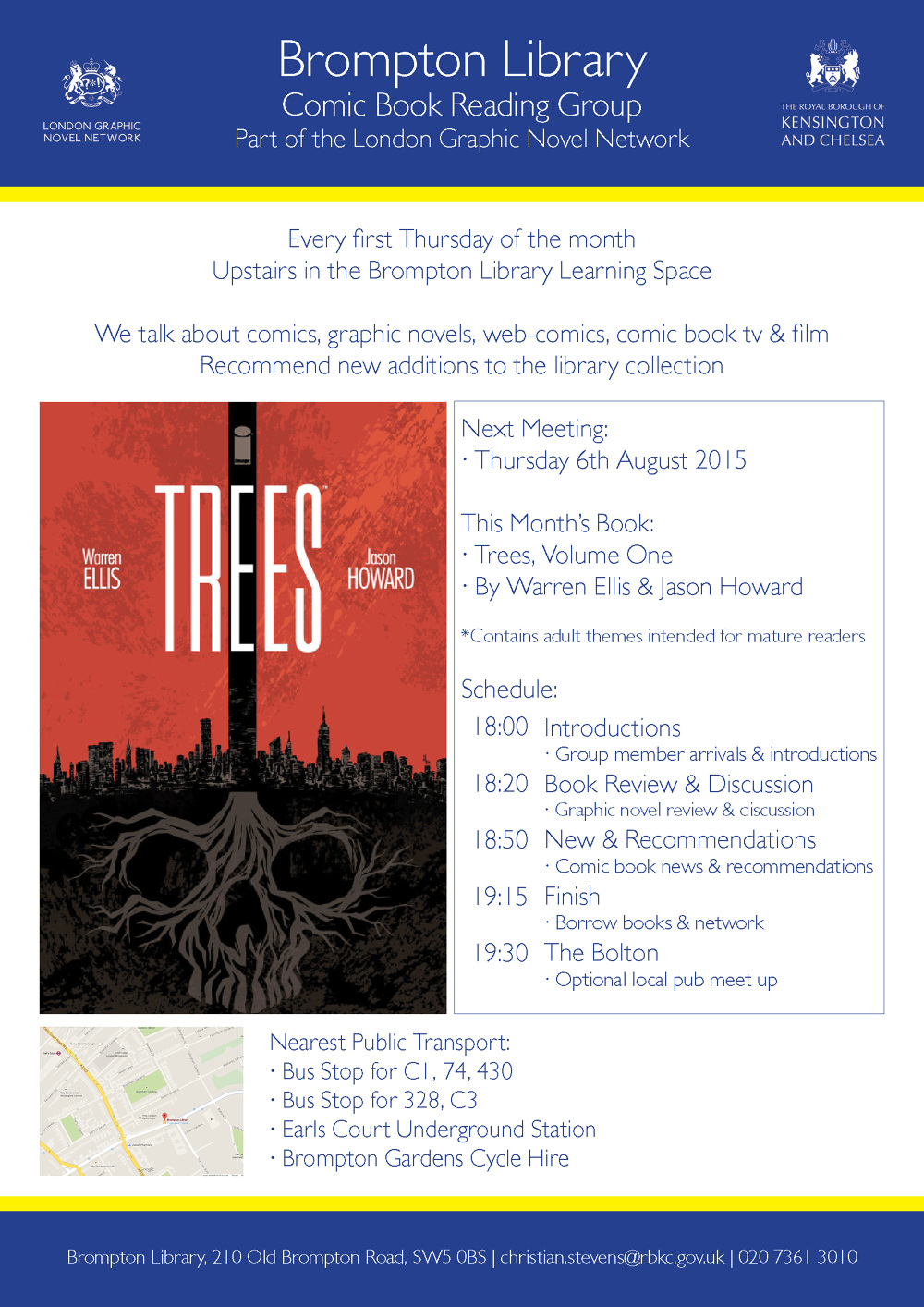 Brompton Library Graphic Novel Reading Group - Tari Eguruze