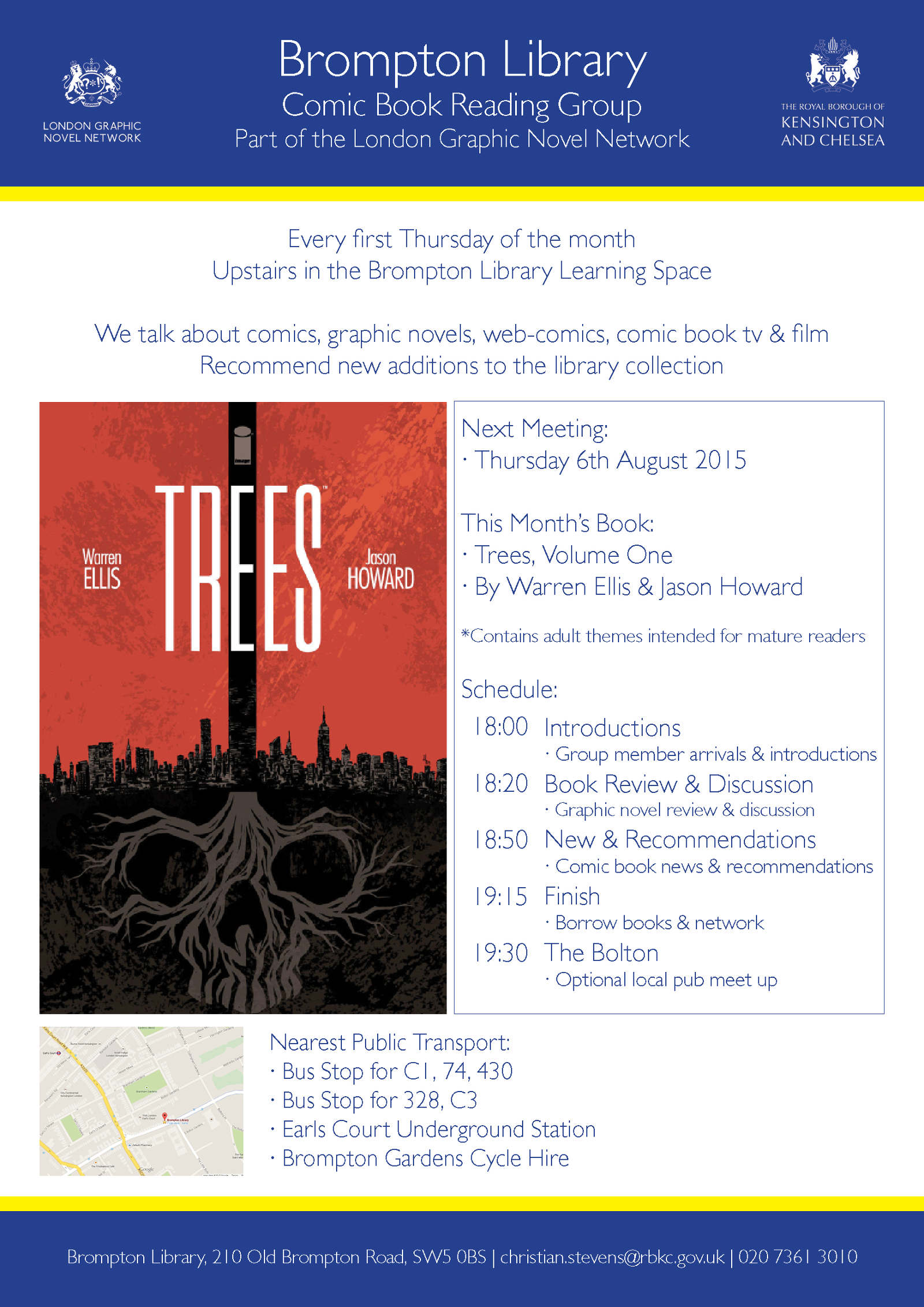 Brompton Library Graphic Novel Reading Group - Tari Eguruze