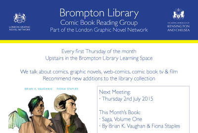 Brompton Library Graphic Novel Reading Group - Tari Eguruze