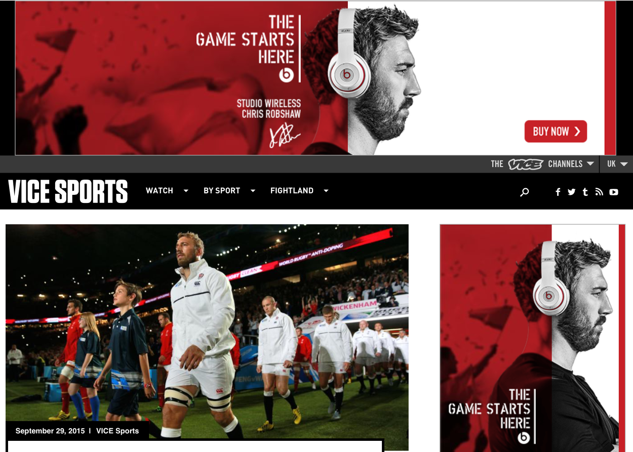 Beats By Dre: Rugby World Cup - Alex Hoban