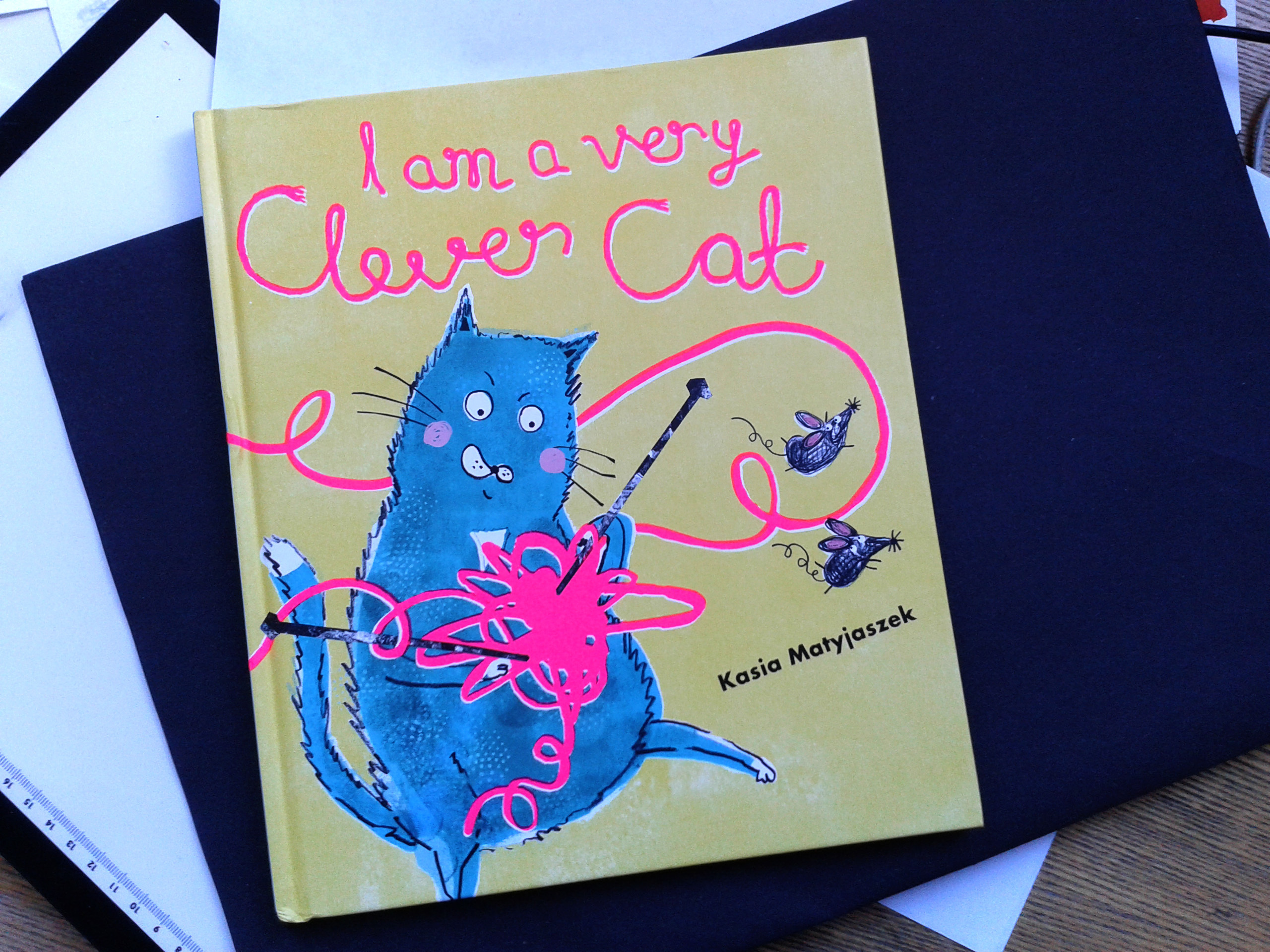 I am a Very Clever Cat - kasia matyjaszek illustration