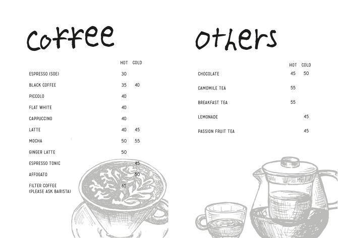 Blossom | Cafe Menu Design - WONG CHING TING