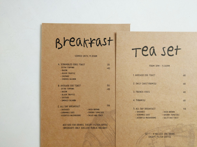 Blossom | Cafe Menu Design - WONG CHING TING