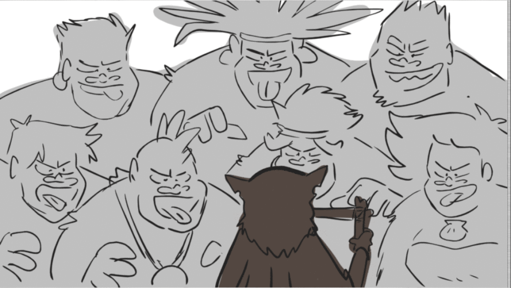 ANIMATED TV SERIES "TROLL DE TROY" STORYBOARD - Eric Champ