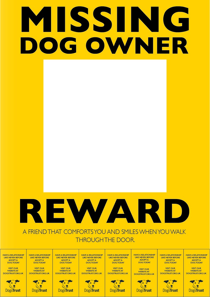Promotional Poster - Dogs Trust - martynbakersdesign
